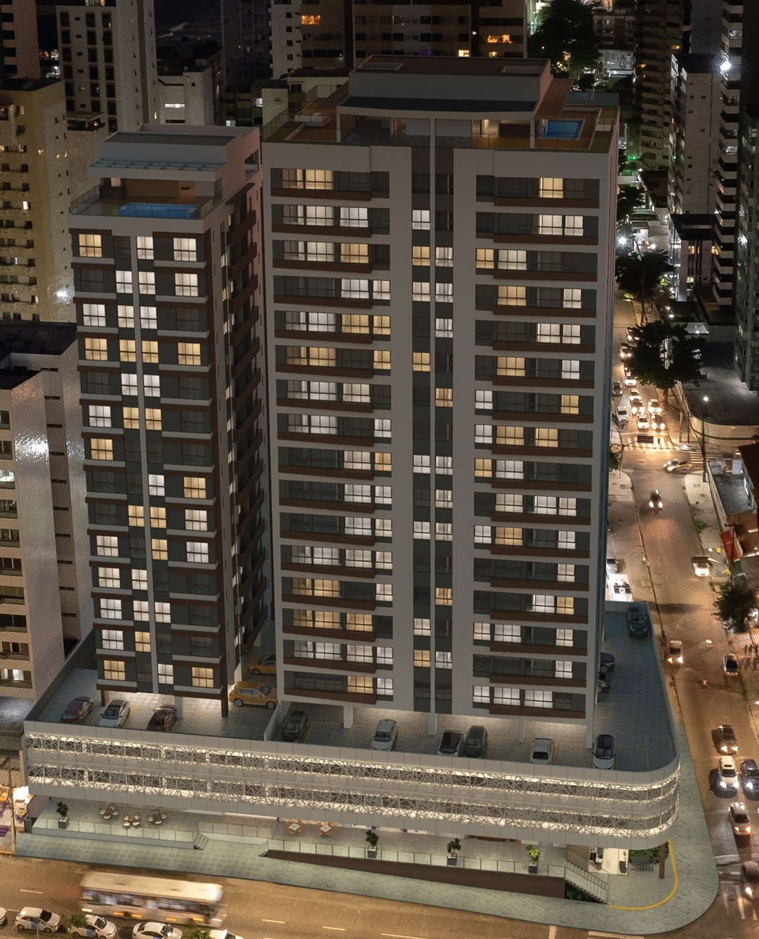 Edf. Times Square Residence - Lançamento - Boa Viagem - 1 ou 2 quartos