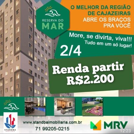 Reserva do Mar em rua genaro de carvalho Golf Clube - Salvador/BA