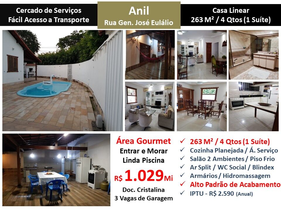 Casa JPA Anil Jose Eulalio 263M² Linear
