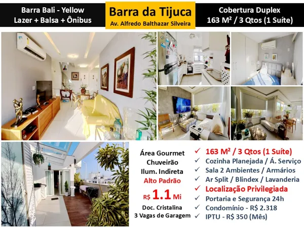 Cob Barra da Tijuca Barra Bali Yellow 163M²