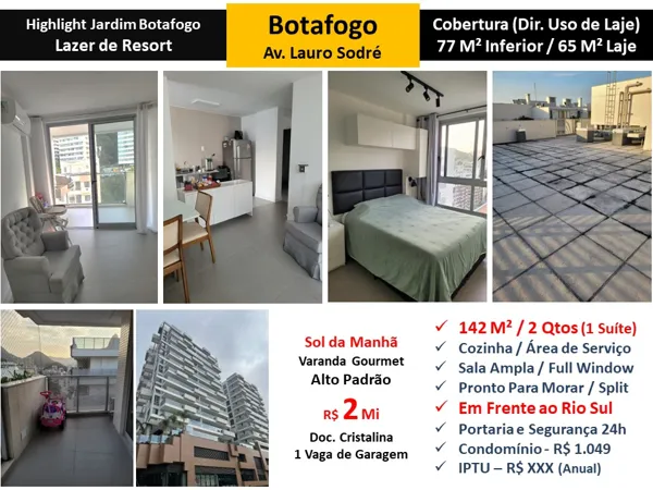 Cob Botafogo Highlight Jardim Botafogo 142M²