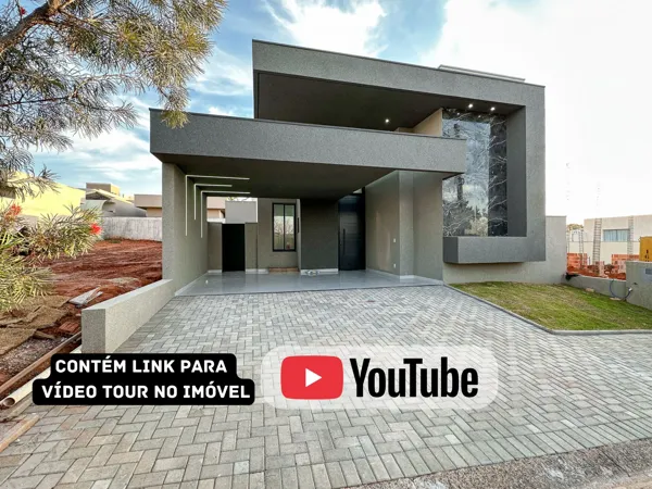 Casa nova com 3 suítes, cozinha gourmet, escritório, piscina à venda no ...