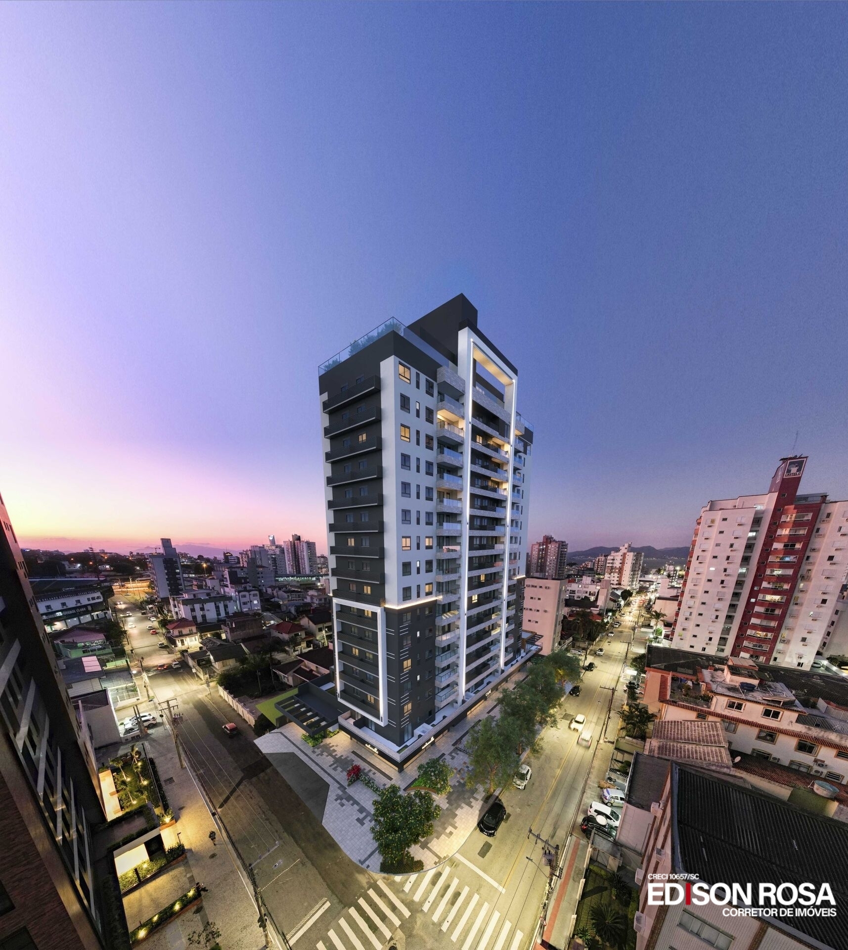 Apartamento Edifício SKY 305 à venda no Estreito em Florianópolis SC: 3 ...