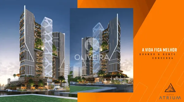 Edifício Atrium - Lançamento 3 Suítes e varanda gourmet na Ponta Verde ...